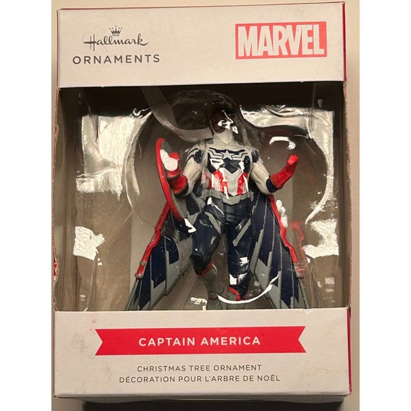 Hallmark | Holiday | Hallmark Marvel Captain America Christmas Tree ...